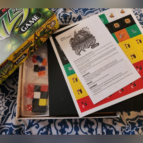 Hasbro | Games | Teenage Mutant Ninja Turtles Board Game | Poshmark